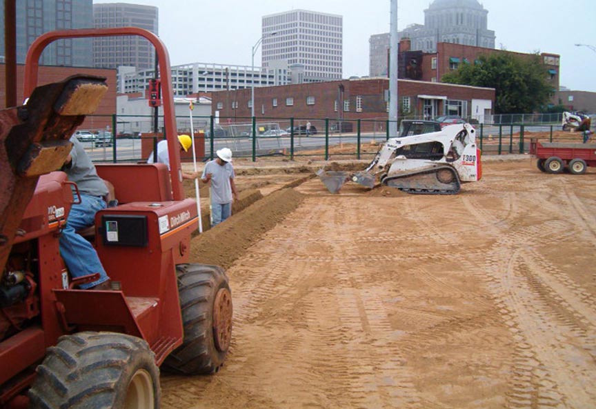 Athletic Field Construction Renovation Maintenance | Laser Grading